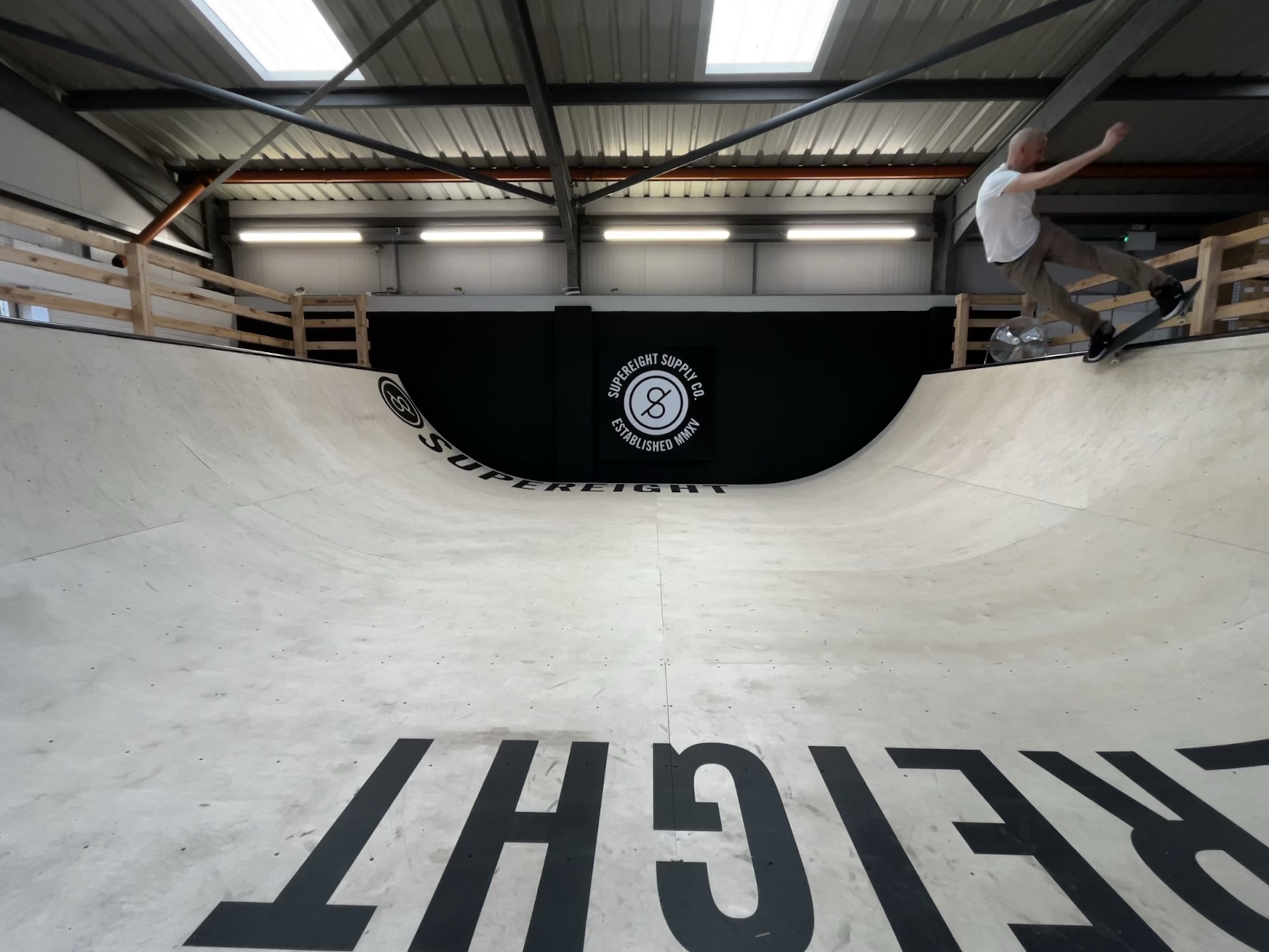 Supereights new mini ramp – Boardroom Skateparks LTD